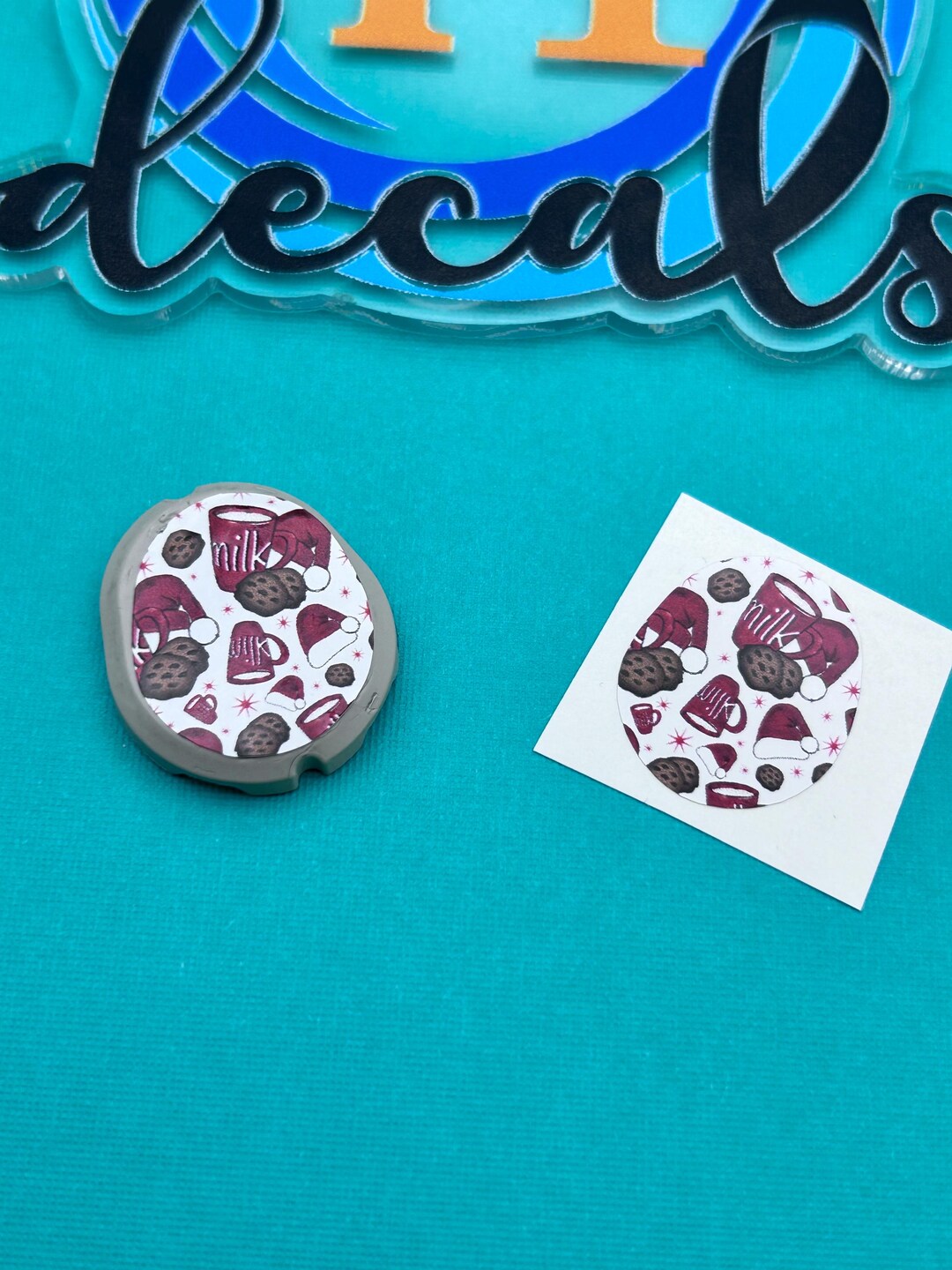 Santa's Milk and Cookies Dexcom G7 Decal Sticker - Etsy