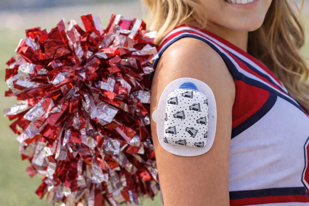 Pep Rally Omnipod Decal | Black and White Polka Dot Insulin Pump ...