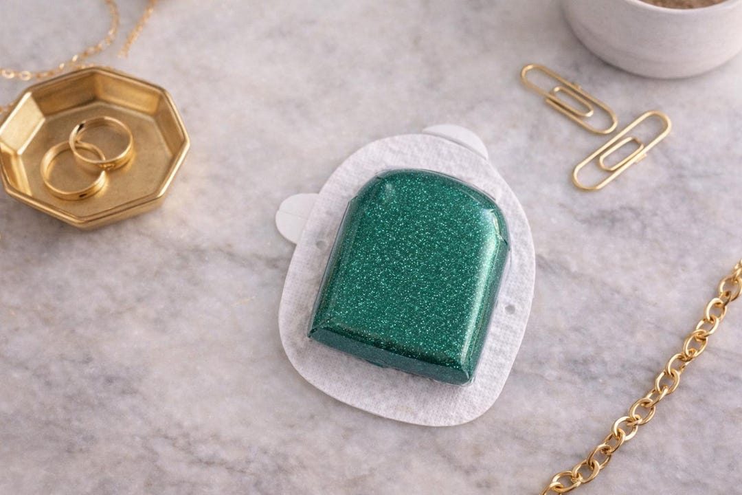 Emerald Shimmer Omnipod Decal | Green Shimmery Insulin Pump Sticker - Etsy