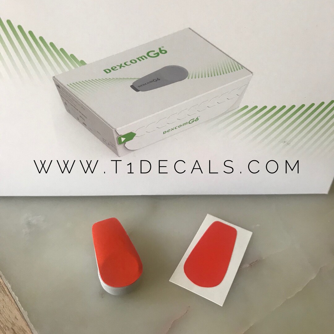 Solid Orange Dexcom G6 Decal - Etsy