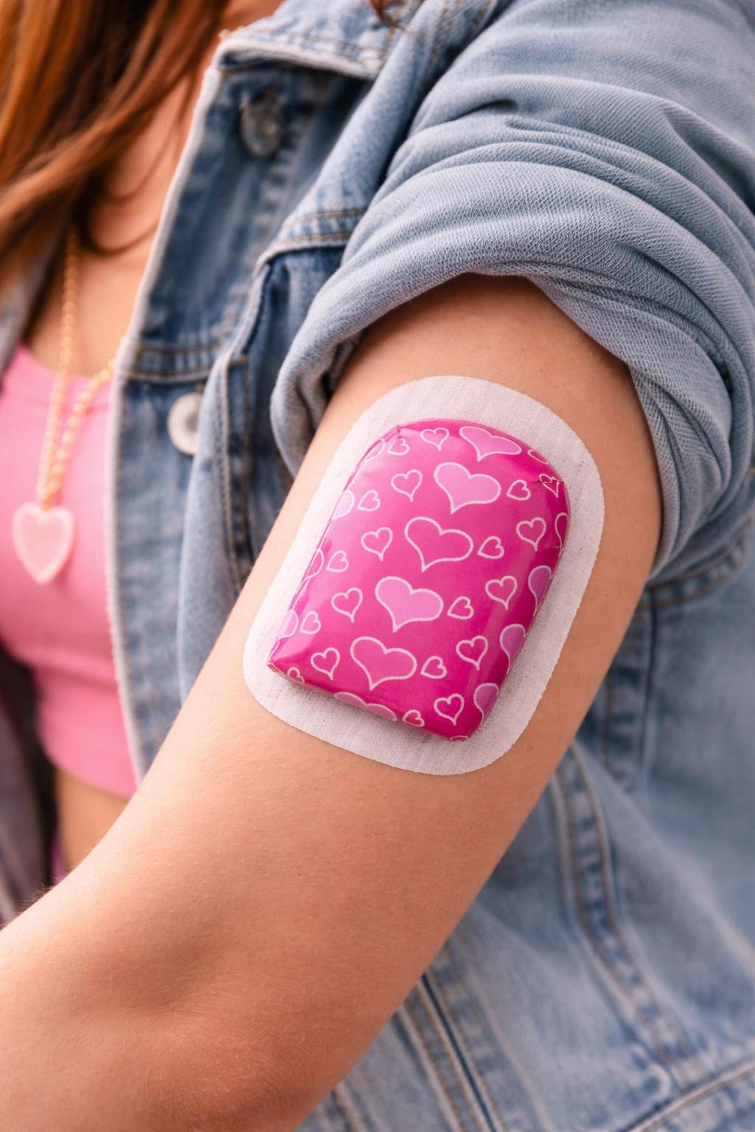 Heart Attack Omnipod Decal – Pink Heart Pattern, Discontinued Limited ...