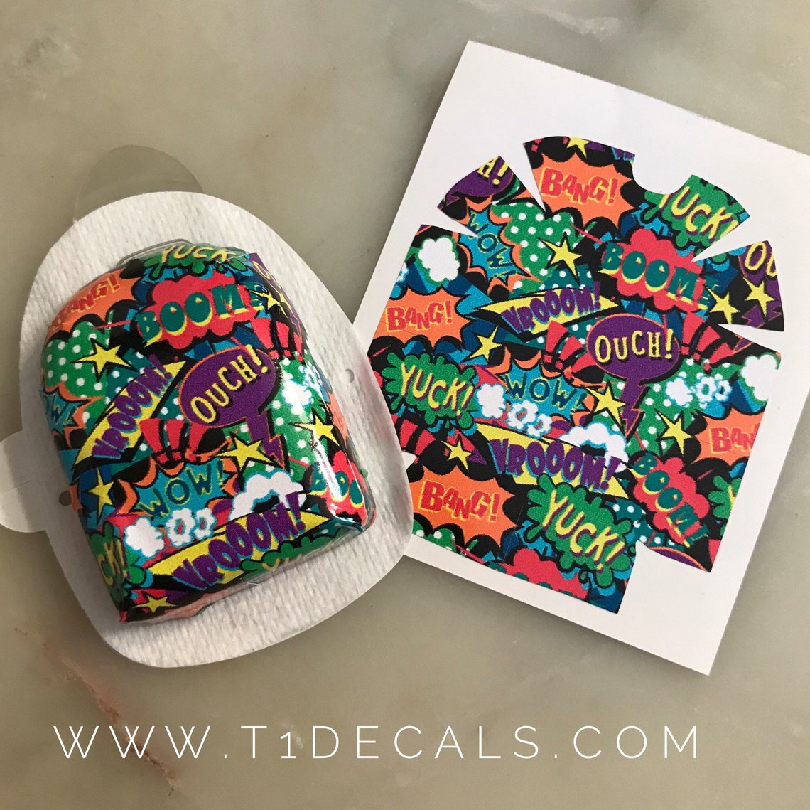 Super Comic Omnipod Decal - Etsy