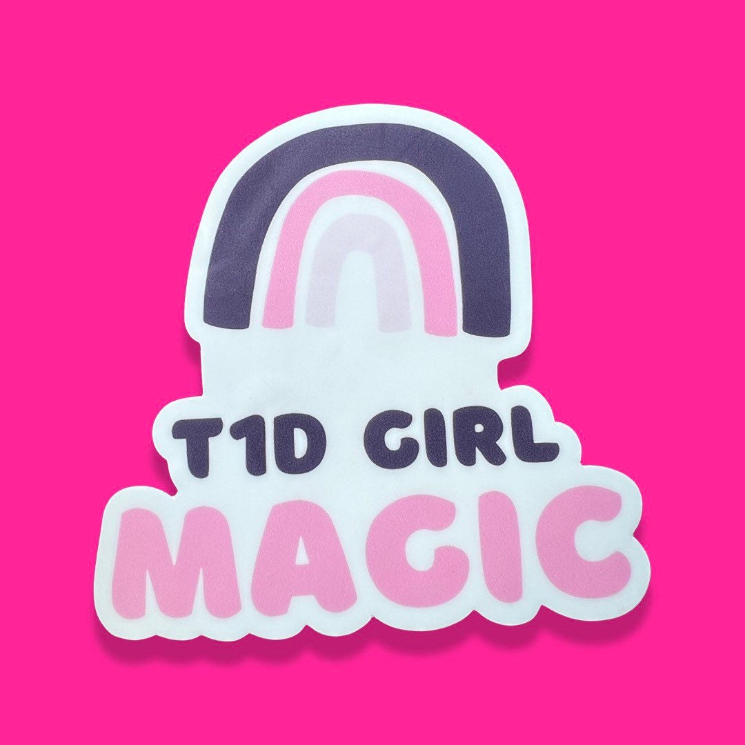 T1D Girl Magic Sticker - Etsy