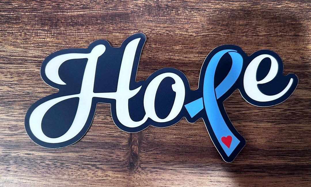 Hope Diabetes Bumper Sticker / Car Decal - Etsy