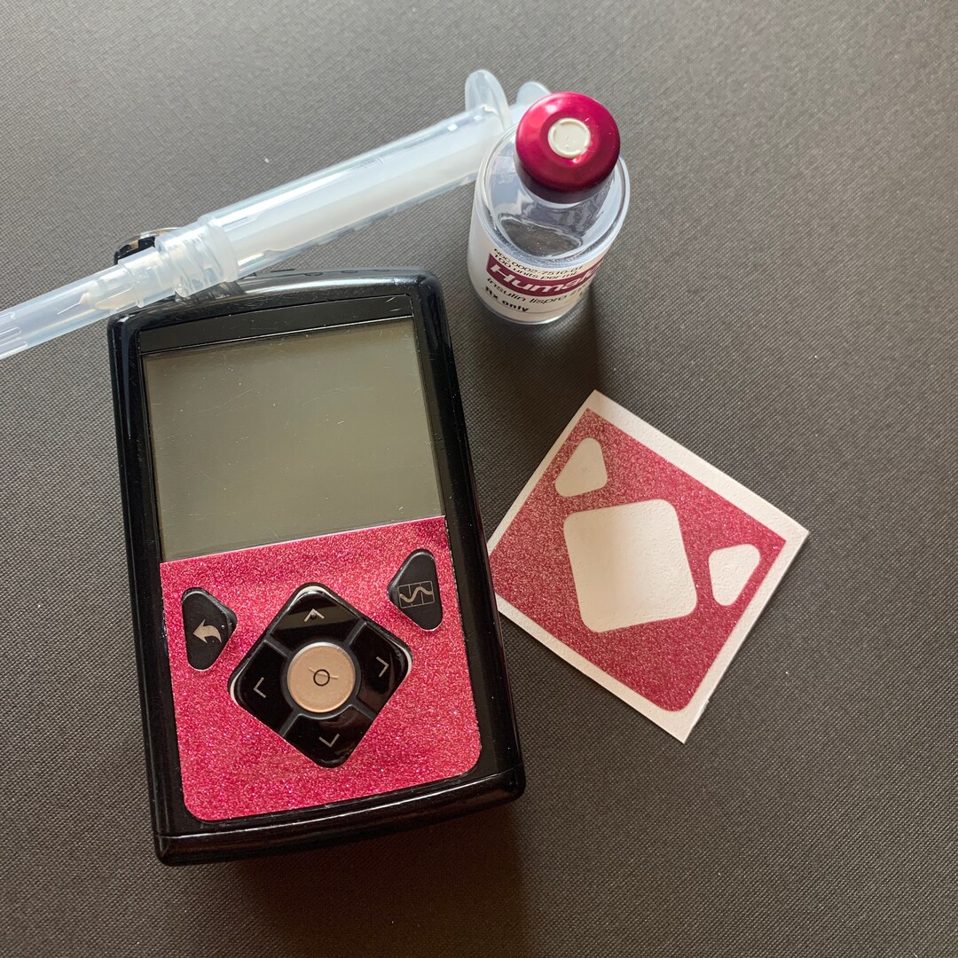 Pink Shimmer Medtronic Pump Decal Sticker - Etsy