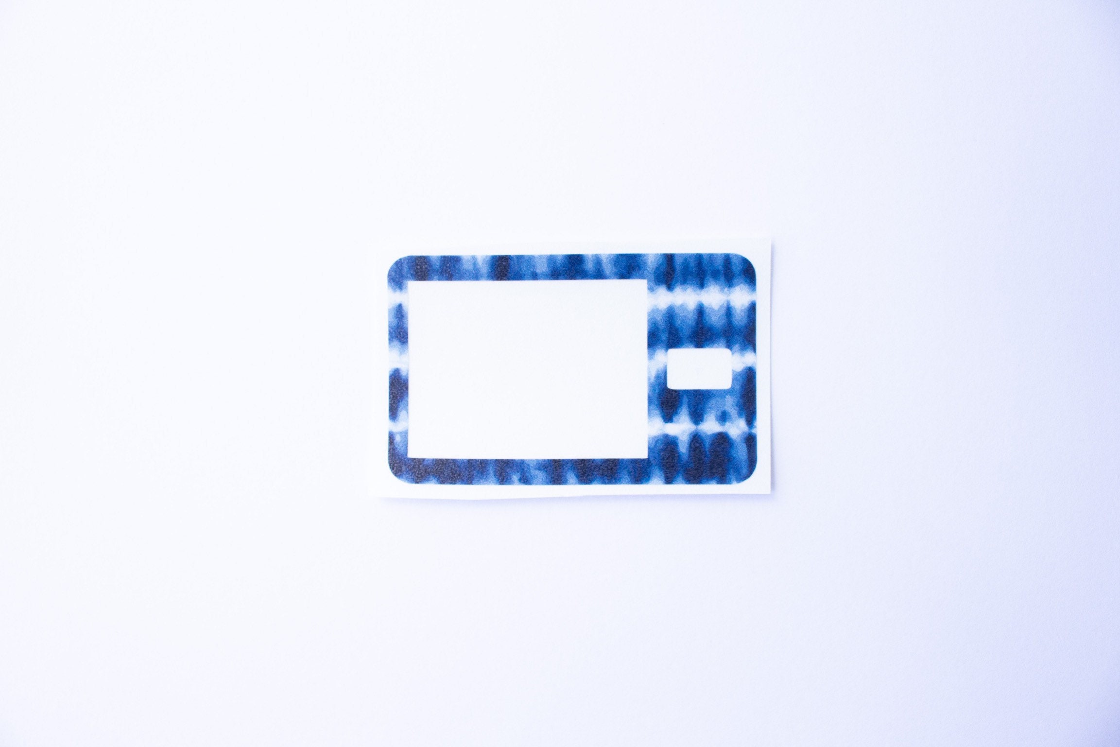 Blue Tie Dye T-slim Decal - Etsy
