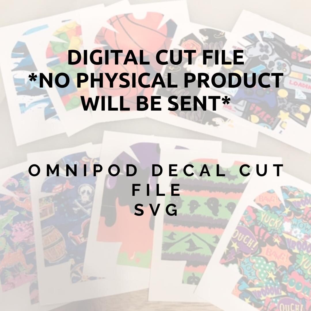 Omnipod Decal SVG Cut File | Fits All Omnipod Devices | 12x12 Vinyl ...