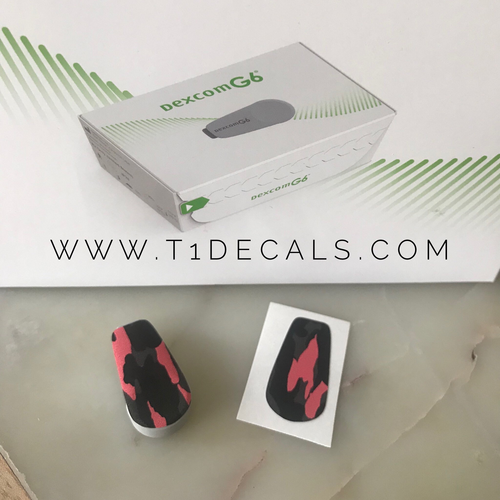 Pink Camo Dexcom G6 Decal | Etsy