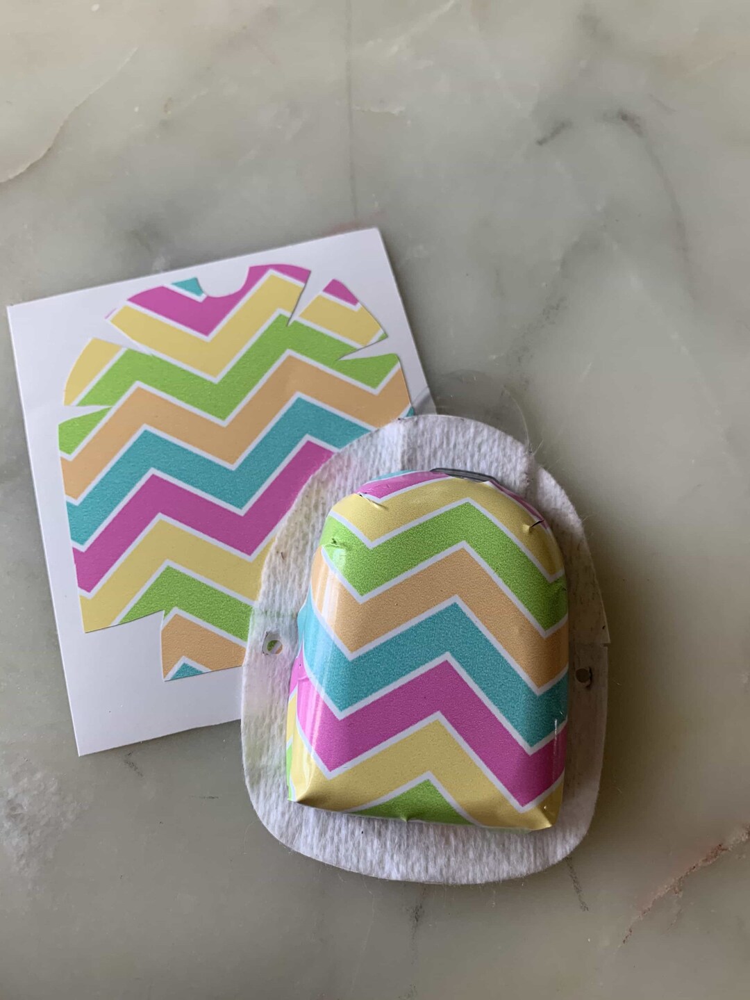 Spring Chevron Omnipod Decal - Etsy