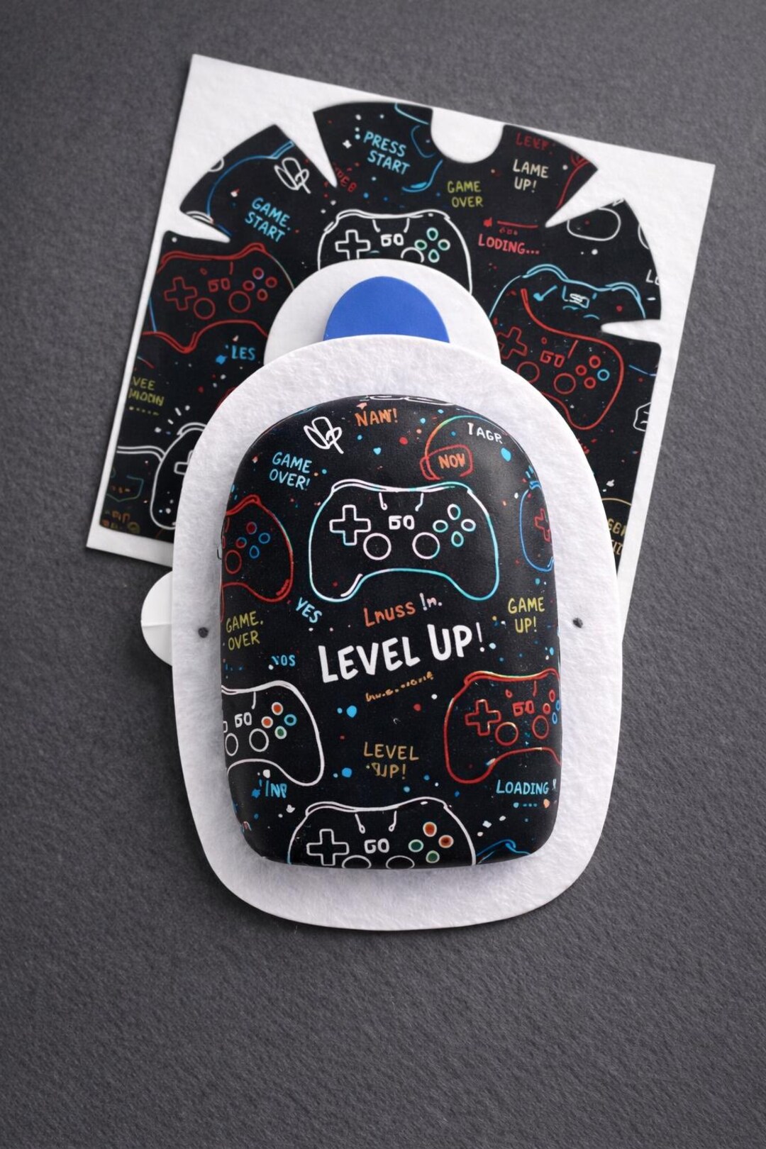 Level up – Gamer Omnipod® Insulin Pump Decal | Video Game Controller ...