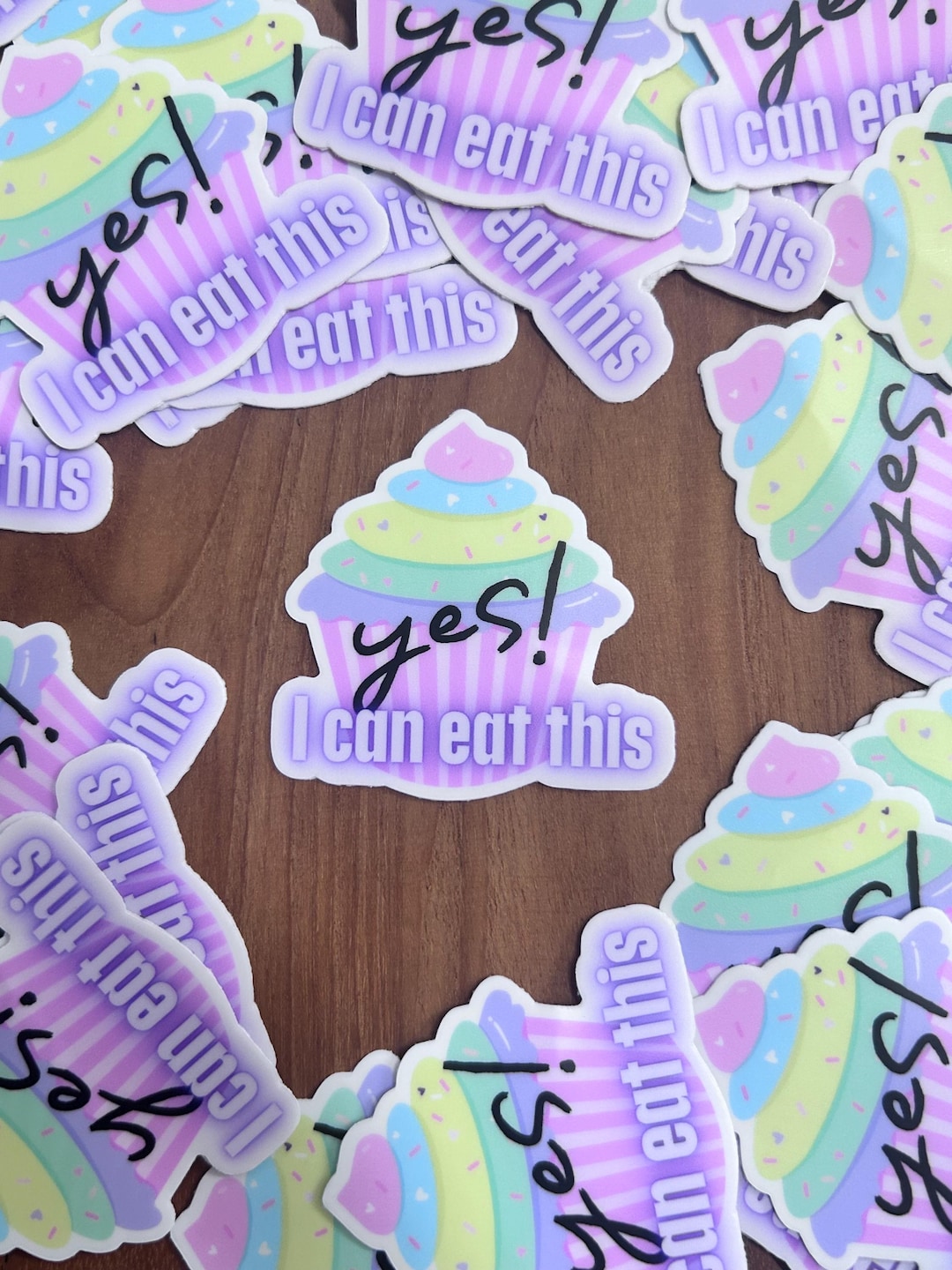 Yes! I Can Eat This! Sticker - Etsy