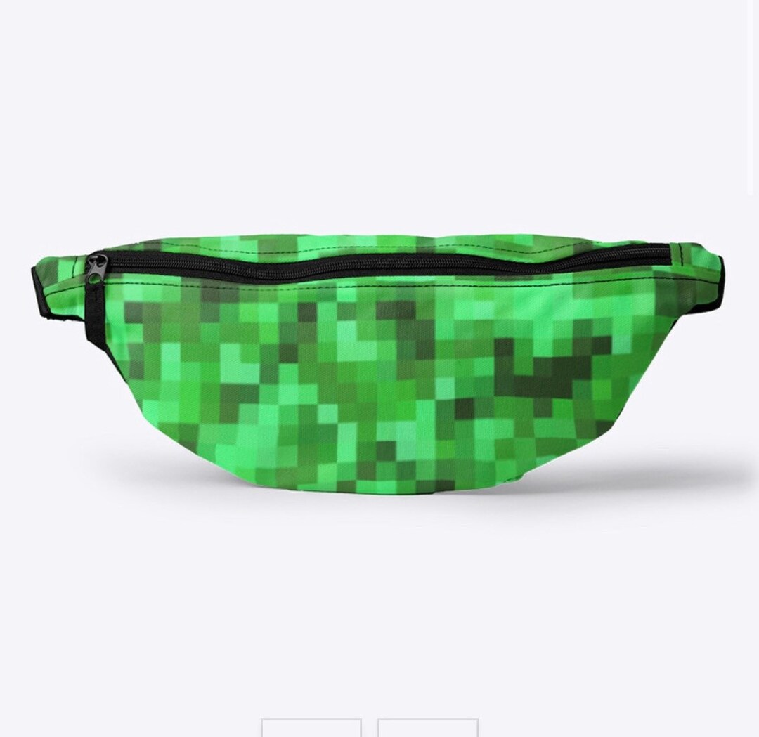 Green Game Pixel Fanny Pack Diabetes Supply - Etsy