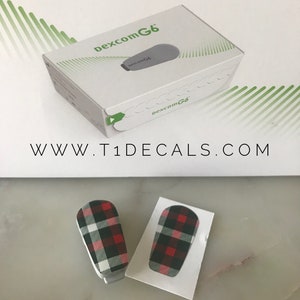 Christmas Plaid Dexcom G6 Decal - Etsy