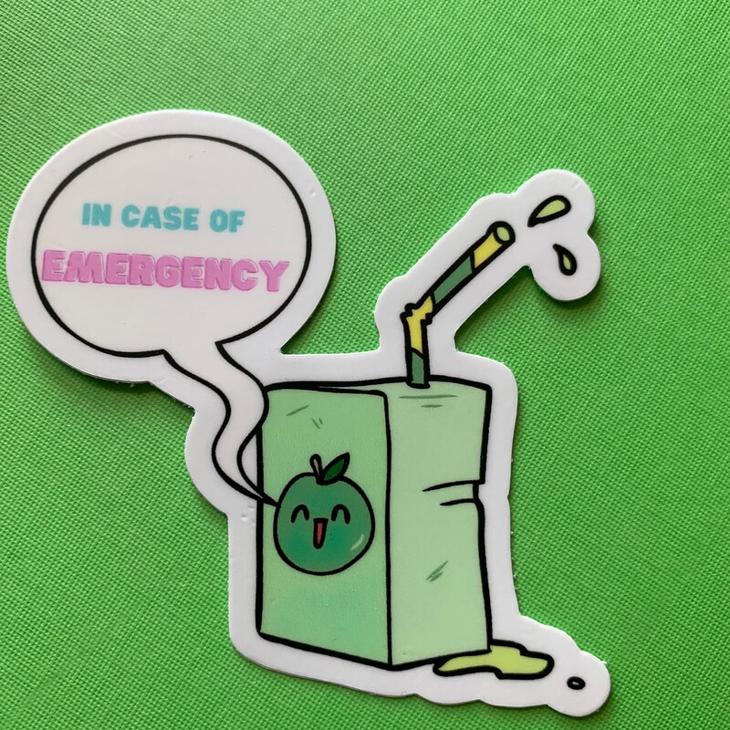 Juice Box Stickers - Etsy