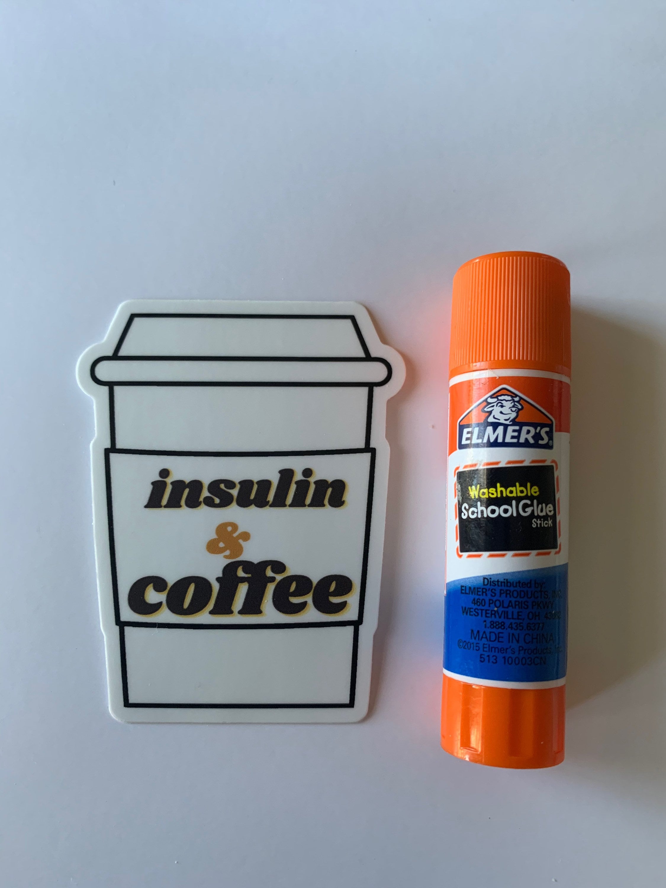 Coffee and Insulin Diabetes Sticker - Etsy
