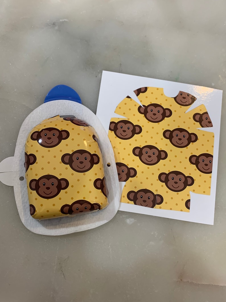 Monkey Omnipod Decal Sticker | Etsy