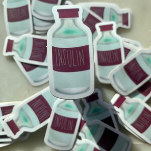 Insulin Vial Sticker- Fundraiser for T1international - Etsy