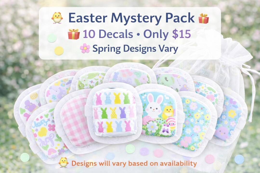 Easter Mystery Pack Omnipod Decals | 10 Spring & Easter Insulin Omnipod ...