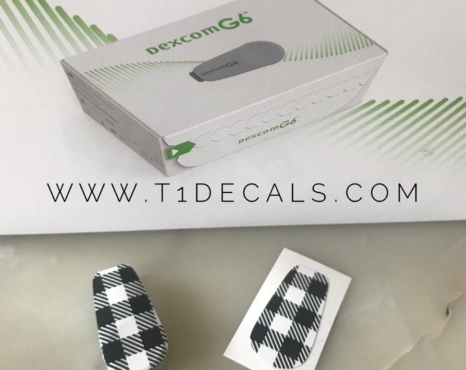 Farmhouse Plaid Dexcom G6 Decal - Etsy