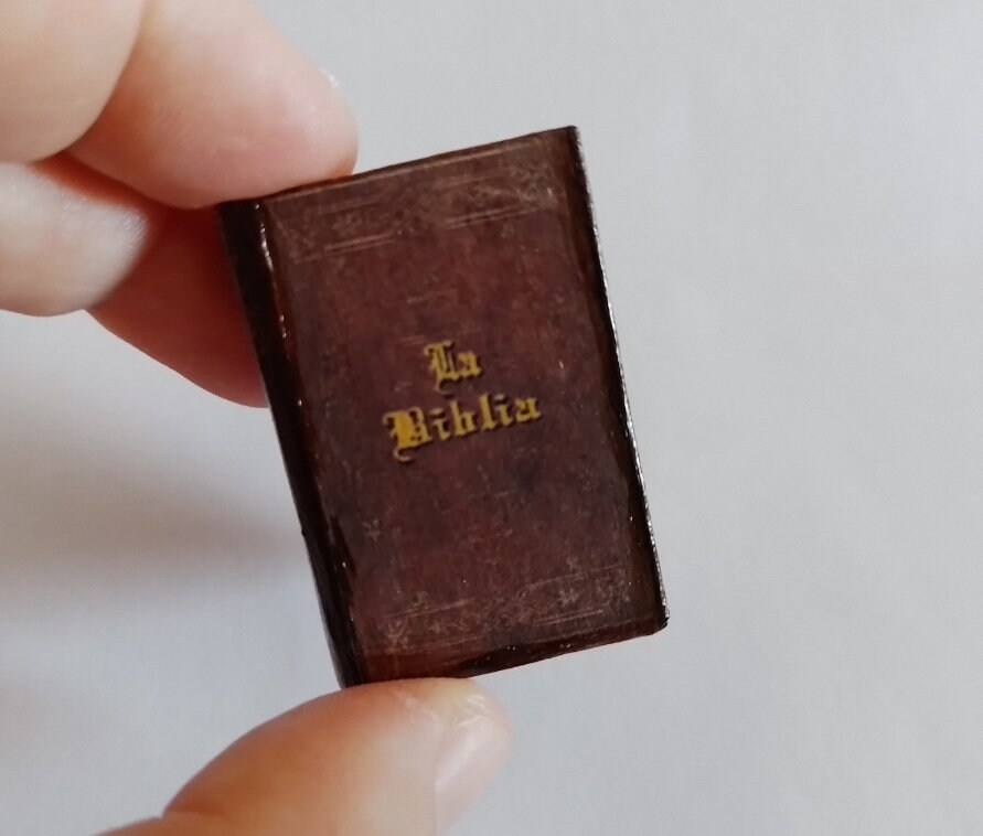Handmade Miniature. the Holy Bible. Esc. 1:12. the Holy Bible ...