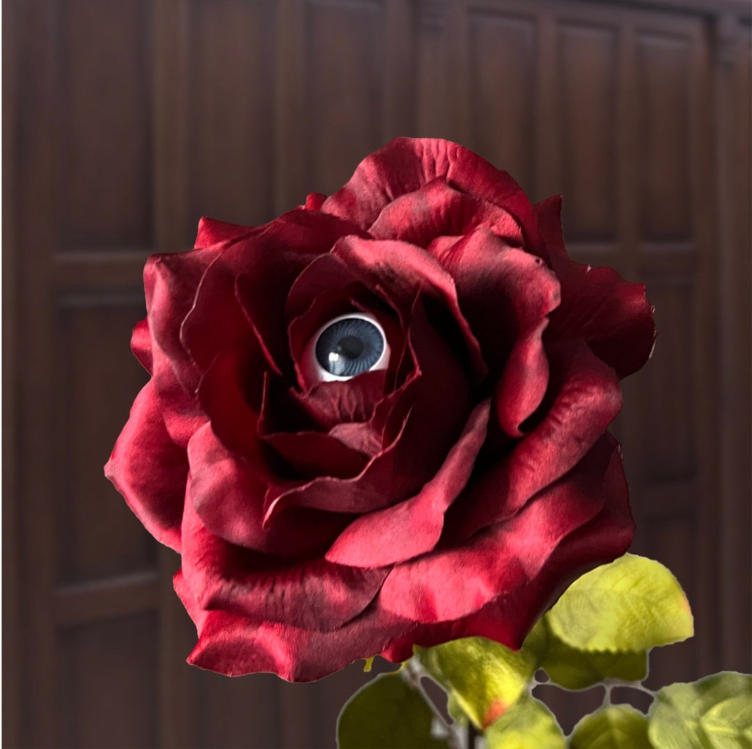 All Seeing Spooky Halloween Tearing Crying Eyeball Rose Flower - Etsy