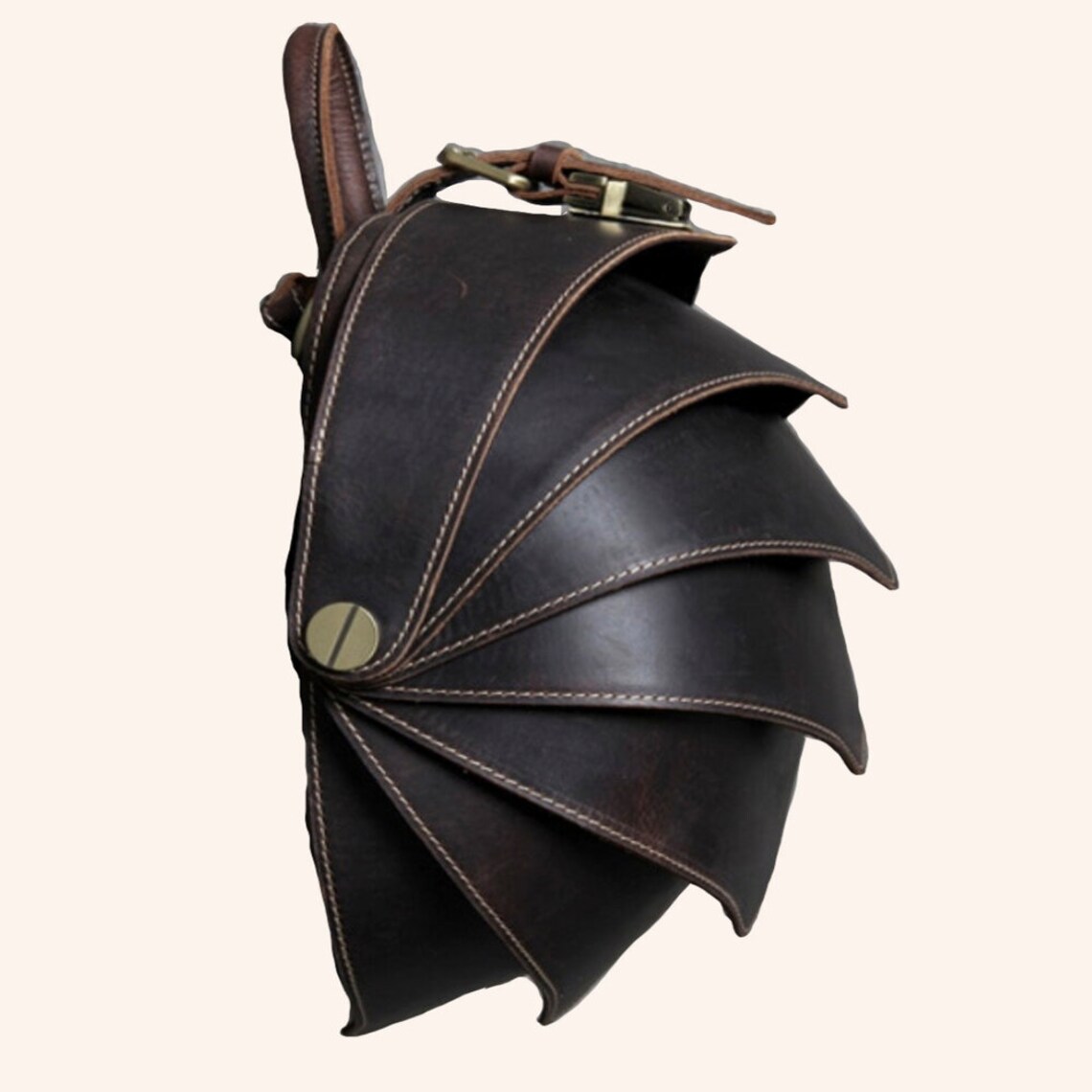 Leather Armadillo Beetle Pill Bug Bag Purse Backpack - Etsy