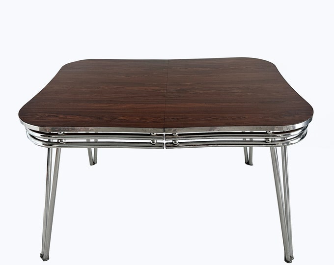 Vintage 1950's Spartan Retro Kitchen Dining Dinette Table With Leaf in ...