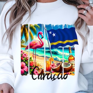 Curaçao PNG Digital Design Caribbean Vacation 2026 Girls Trip Curaçao ...