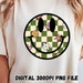 25 Smiley PNG, Distressed Smiley Png, Smiley Sublimation Png, Checkered ...