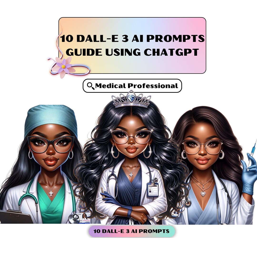 Dall-e3 Ai Art Prompt Guide, Medical Professional Chibi Character ...