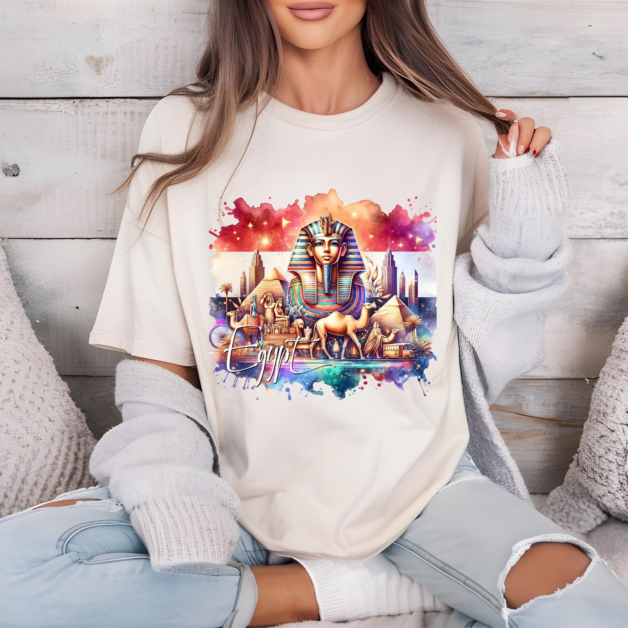 Egypt Tshirt Sublimation Design PNG, Egyptpyramid, Egypt Vacation ...