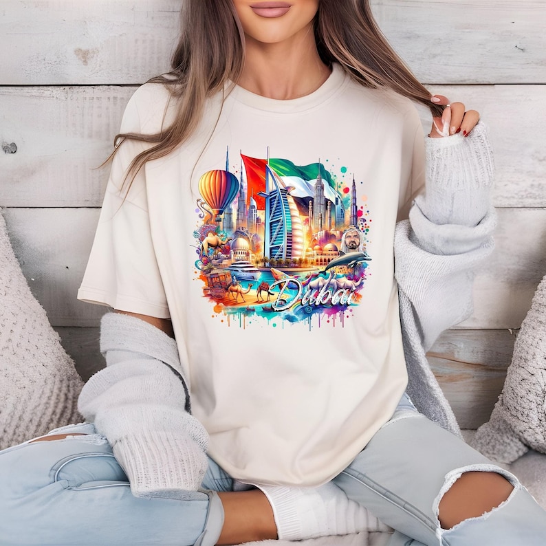 Dubai Tshirt Sublimation Design PNG, Dubai Girls Trip 2025 Dubai ...