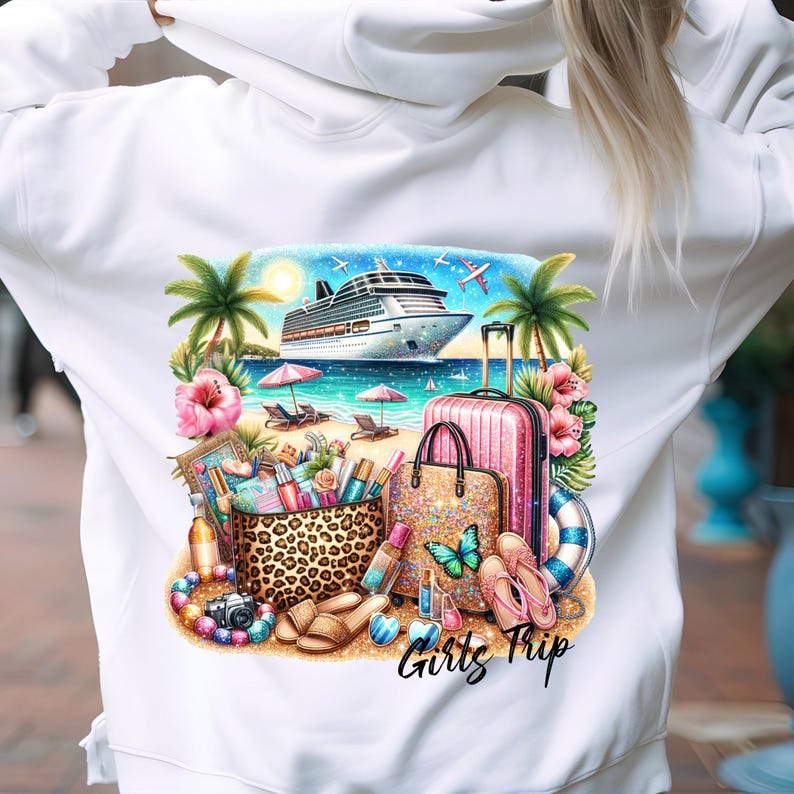 Girls Trip 2024/2025 Sublimation PNG Cruise Watercolor Sublimation ...