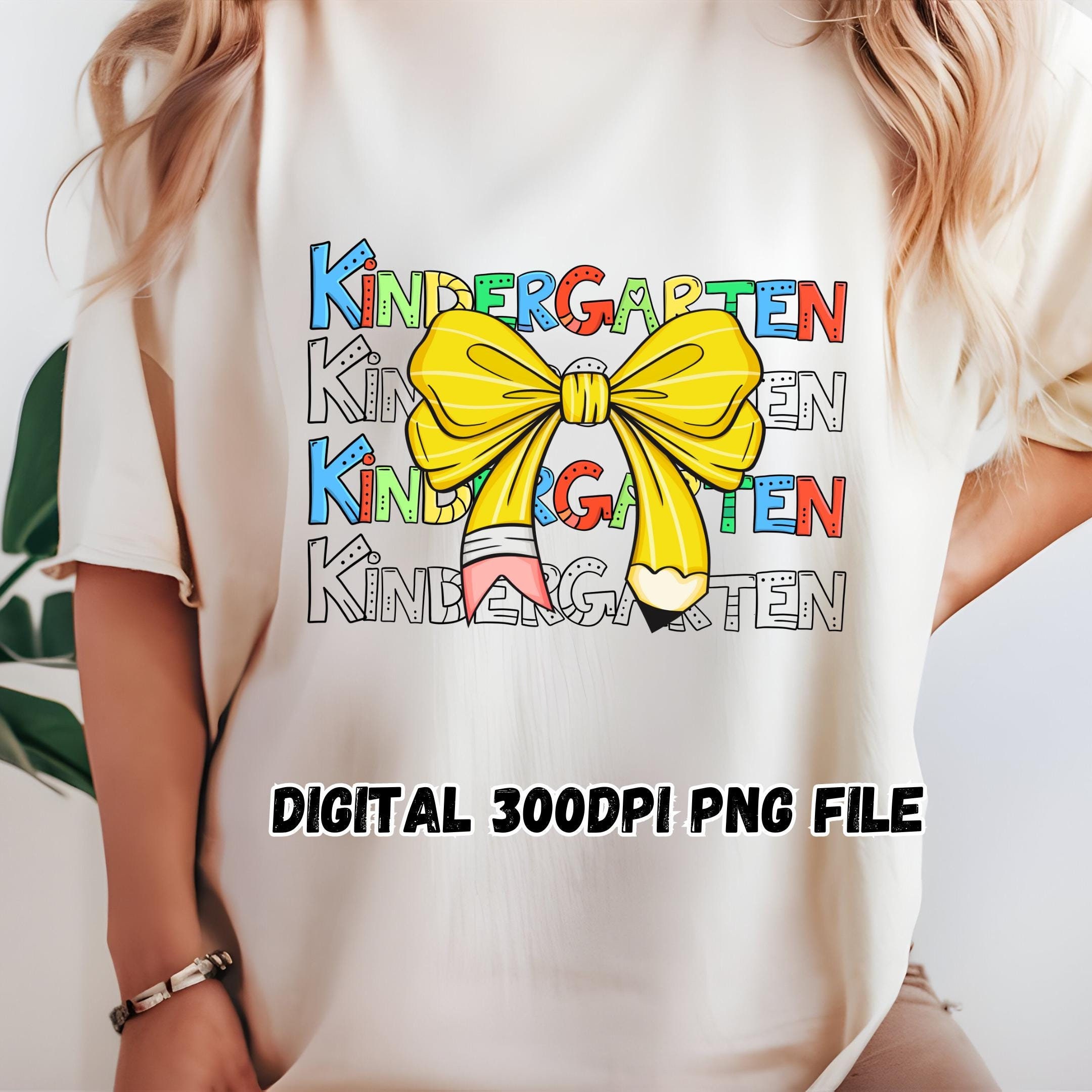 Coquette Kindergarten Teacher Png, Teacher Pencil Coquette Bow Png ...