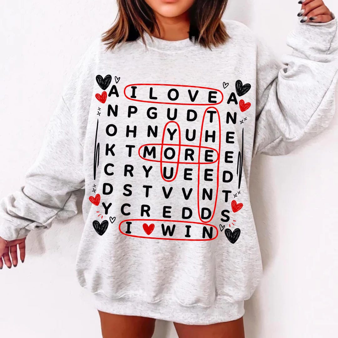 Love You More Word Search PNG | Valentine’s Day Crossword Design | I ...