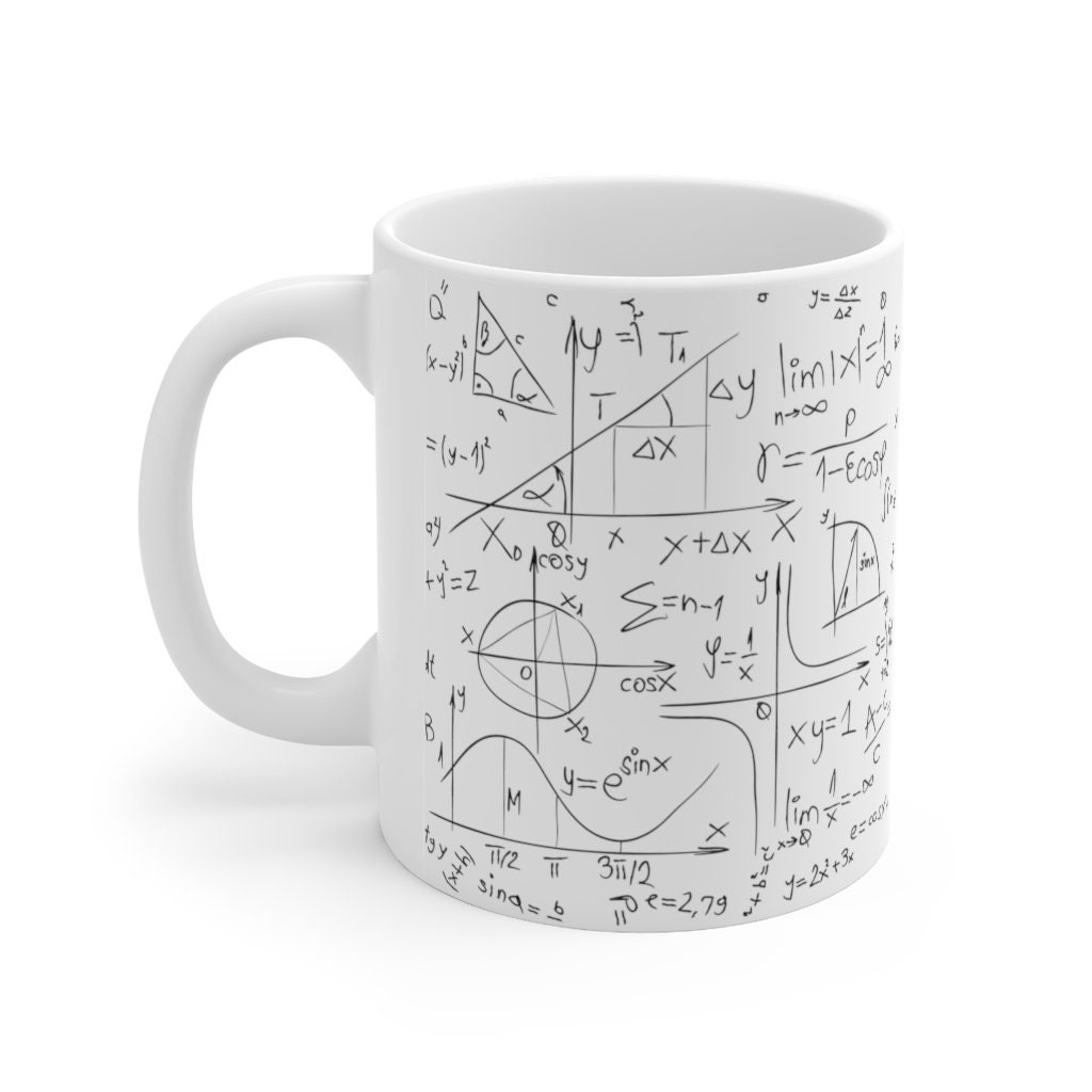 Math Notes Mug 11oz / Funny Mathematics Mug / Science Nerd - Etsy UK