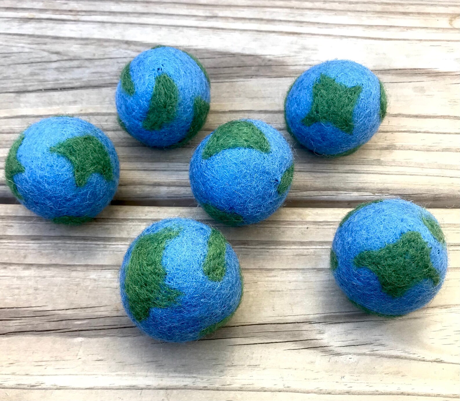 Felt Earth Ball Wholesale Earth Wool Felt Pompoms | Etsy