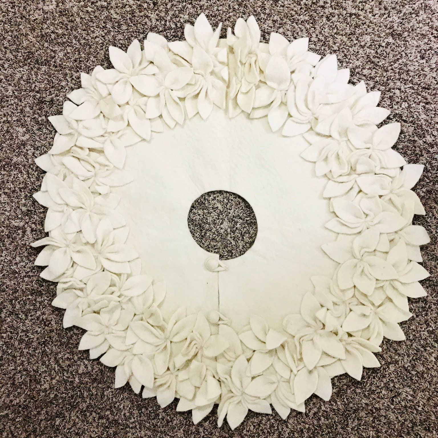 Custom Christmas Tree Skirt - Christmas Skirt - Christmas- Felt Tree ...