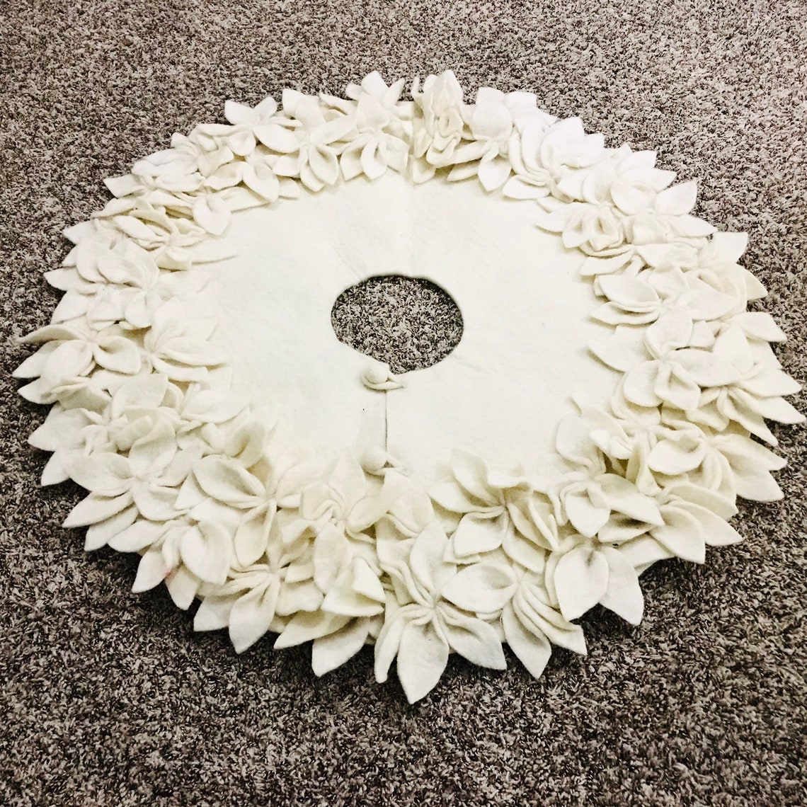 Custom Christmas Tree Skirt - Christmas Skirt - Christmas- Felt Tree ...