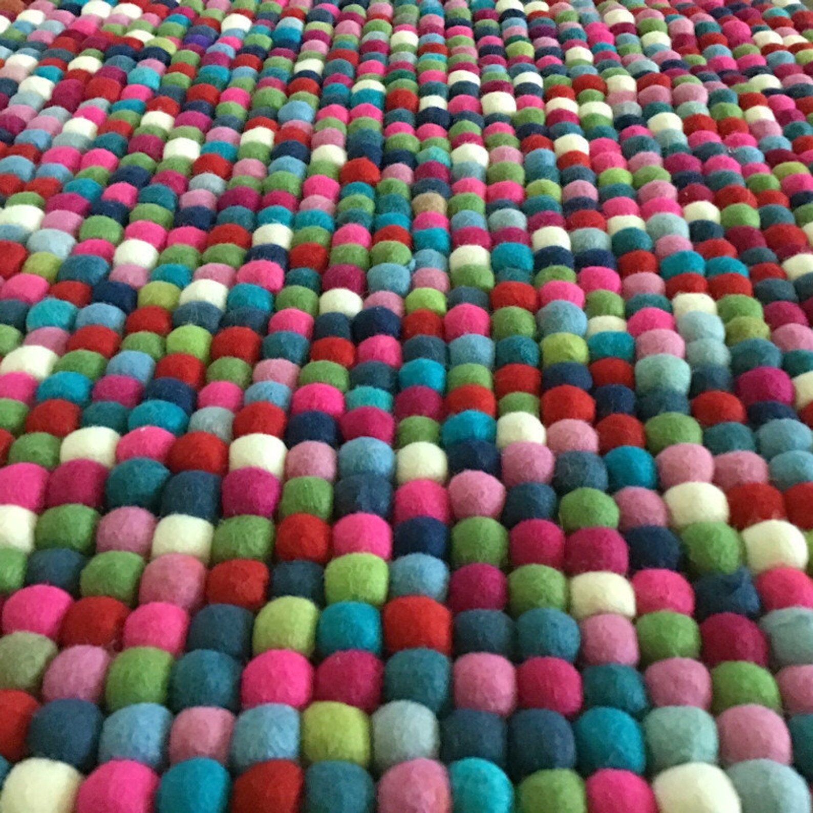 100% Natural Felt Rug Felt Carpet Felt Wool Ballfelt Balls - Etsy