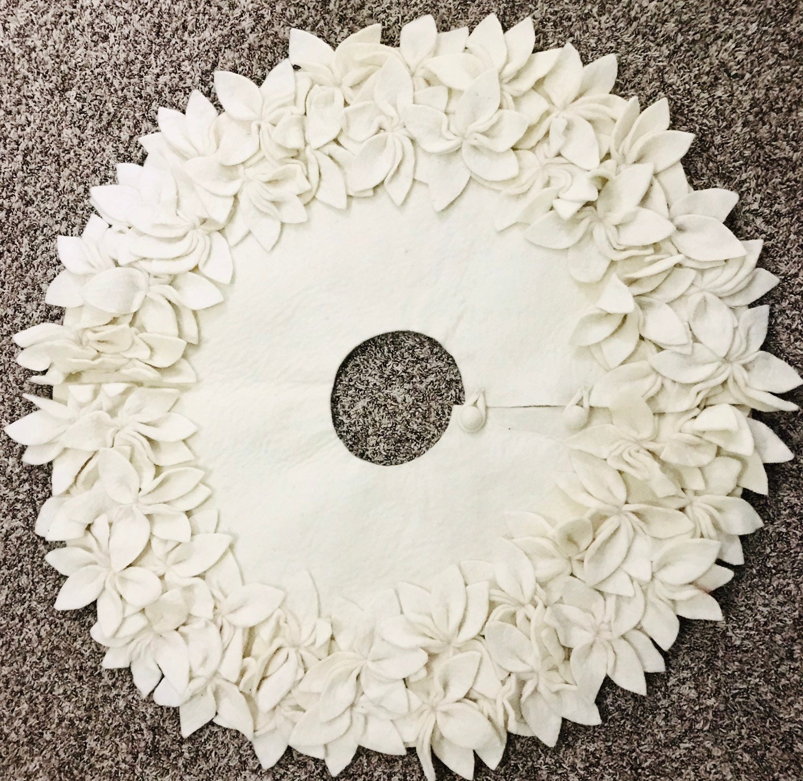 Custom Christmas Tree Skirt - Christmas Skirt - Christmas- Felt Tree ...