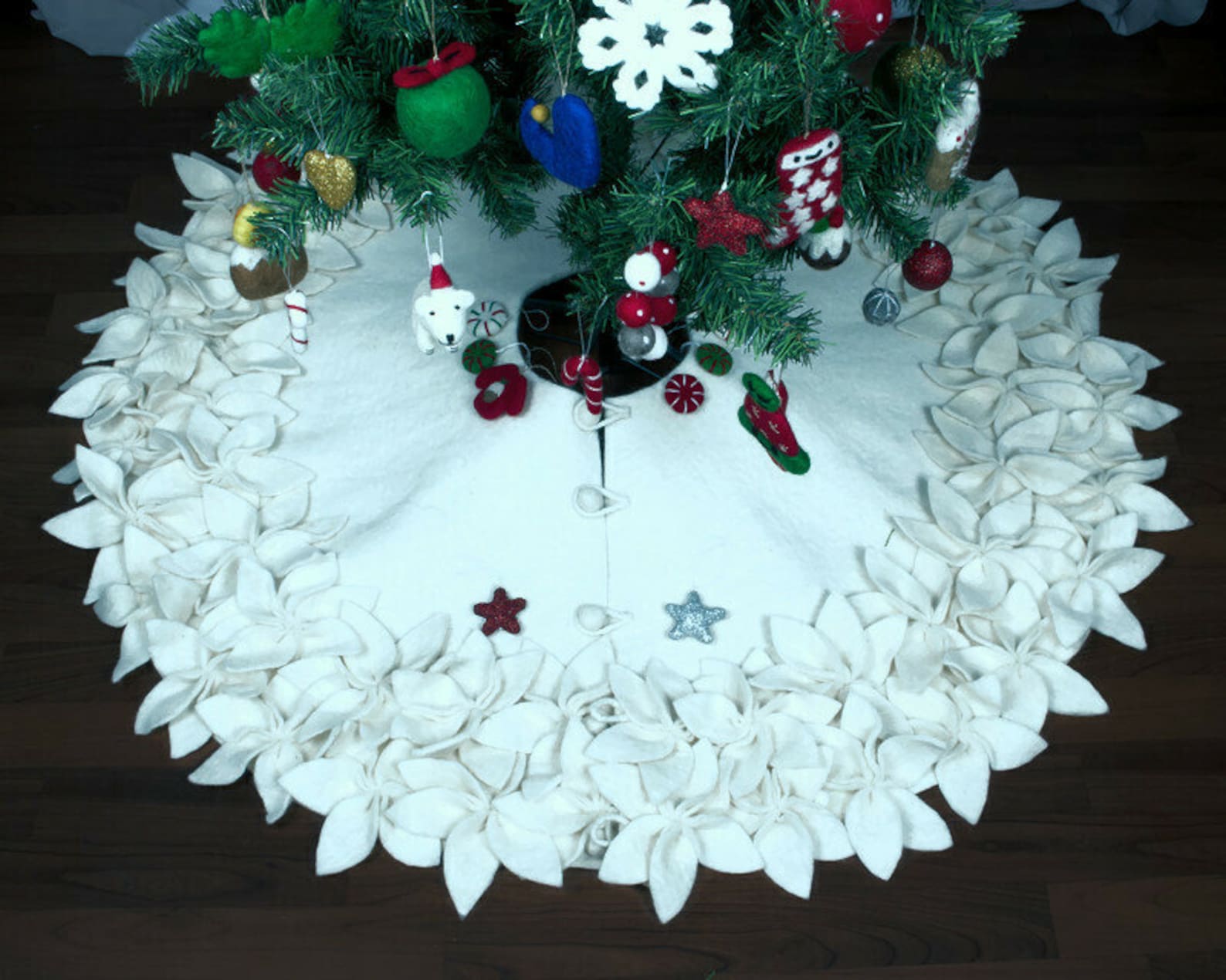 Custom Felt Christmas Tree Skirt Christmas Skirt Felt - Etsy