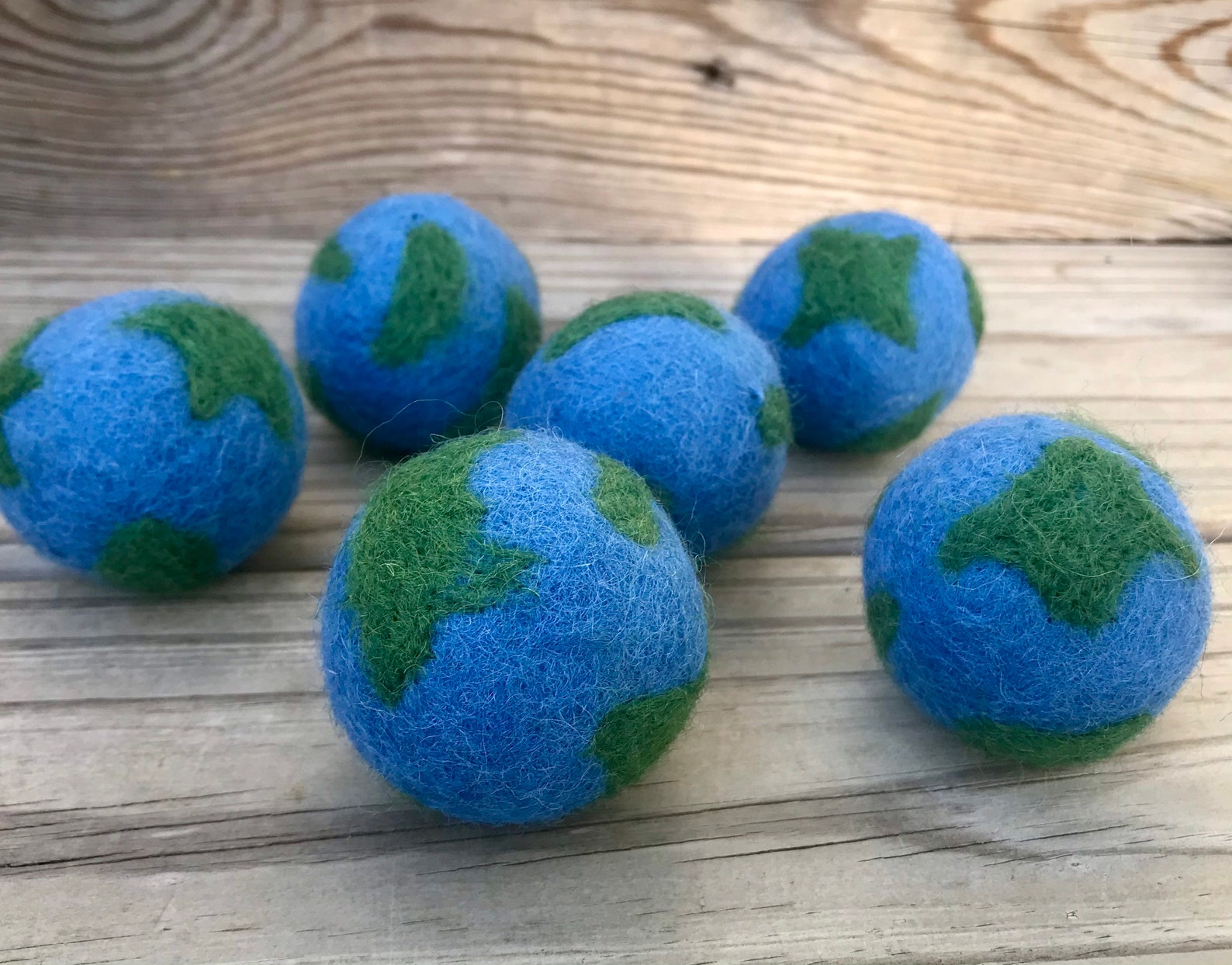 Felt Earth Ball Wholesale Earth Wool Felt Pompoms | Etsy