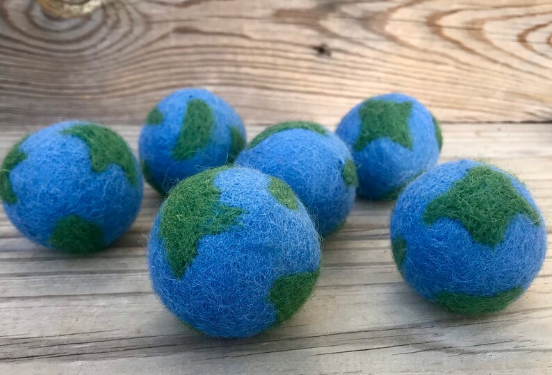 Felt Earth Ball Wholesale Earth Wool Felt Pompoms | Etsy