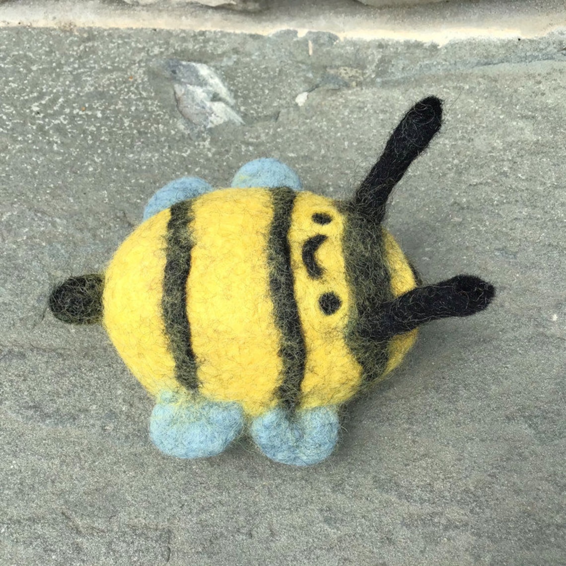 Bee Dog Toy New Puppy Gift Felted Dog Toy Durable Dog | Etsy