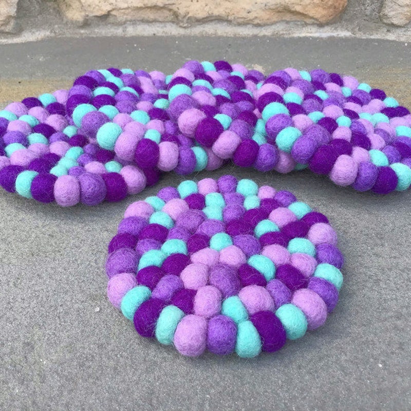 Felt Coasters - Etsy