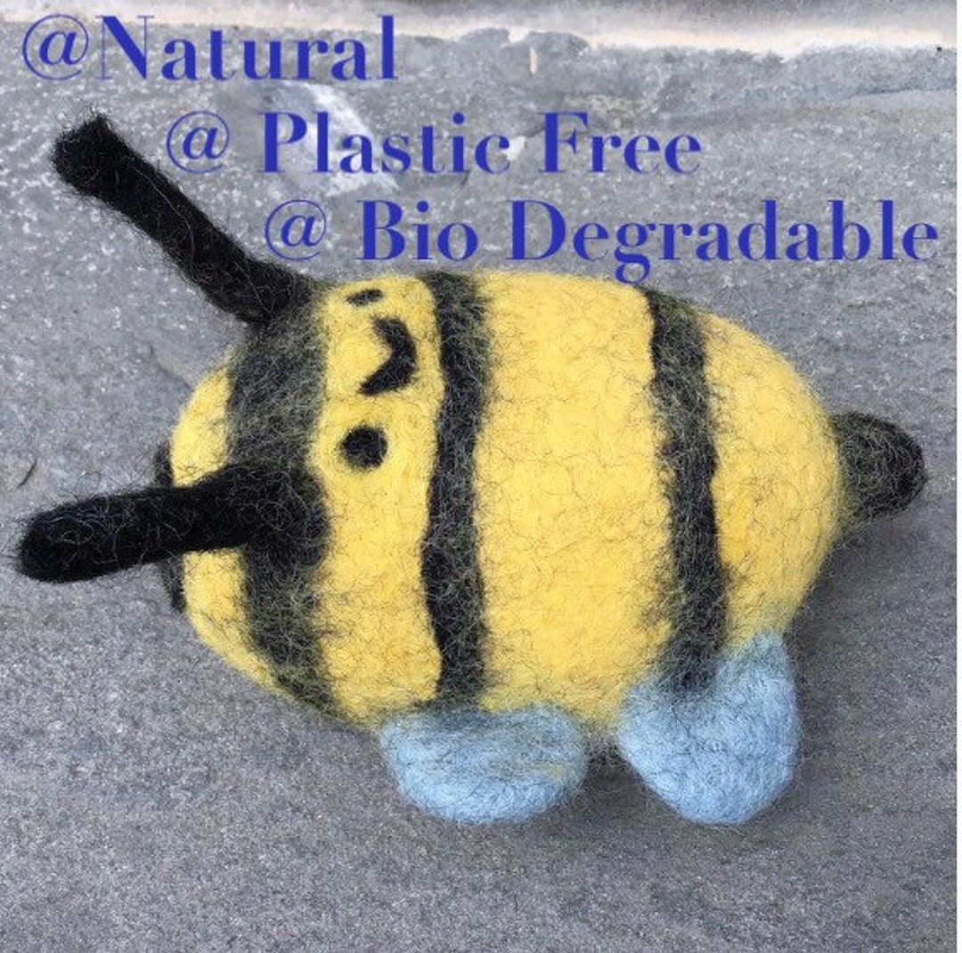 Bee Dog Toy | New Puppy Gift | Felted Dog Toy | Durable Dog Toy | Dog ...