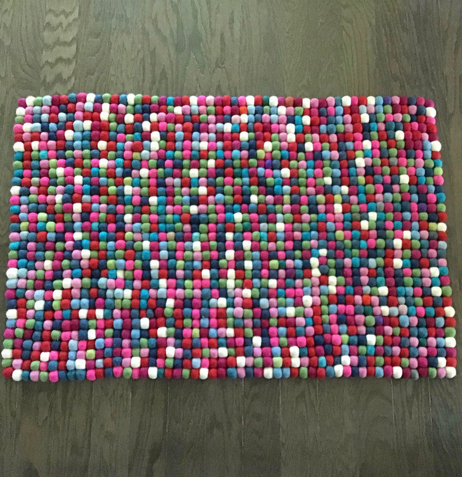 100% Natural Felt Rug Felt Carpet Felt Wool Ballfelt Balls - Etsy