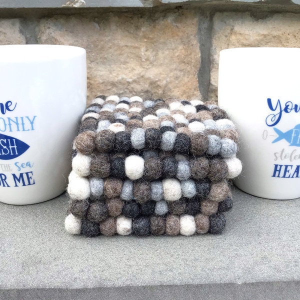 Felt Coasters - Etsy