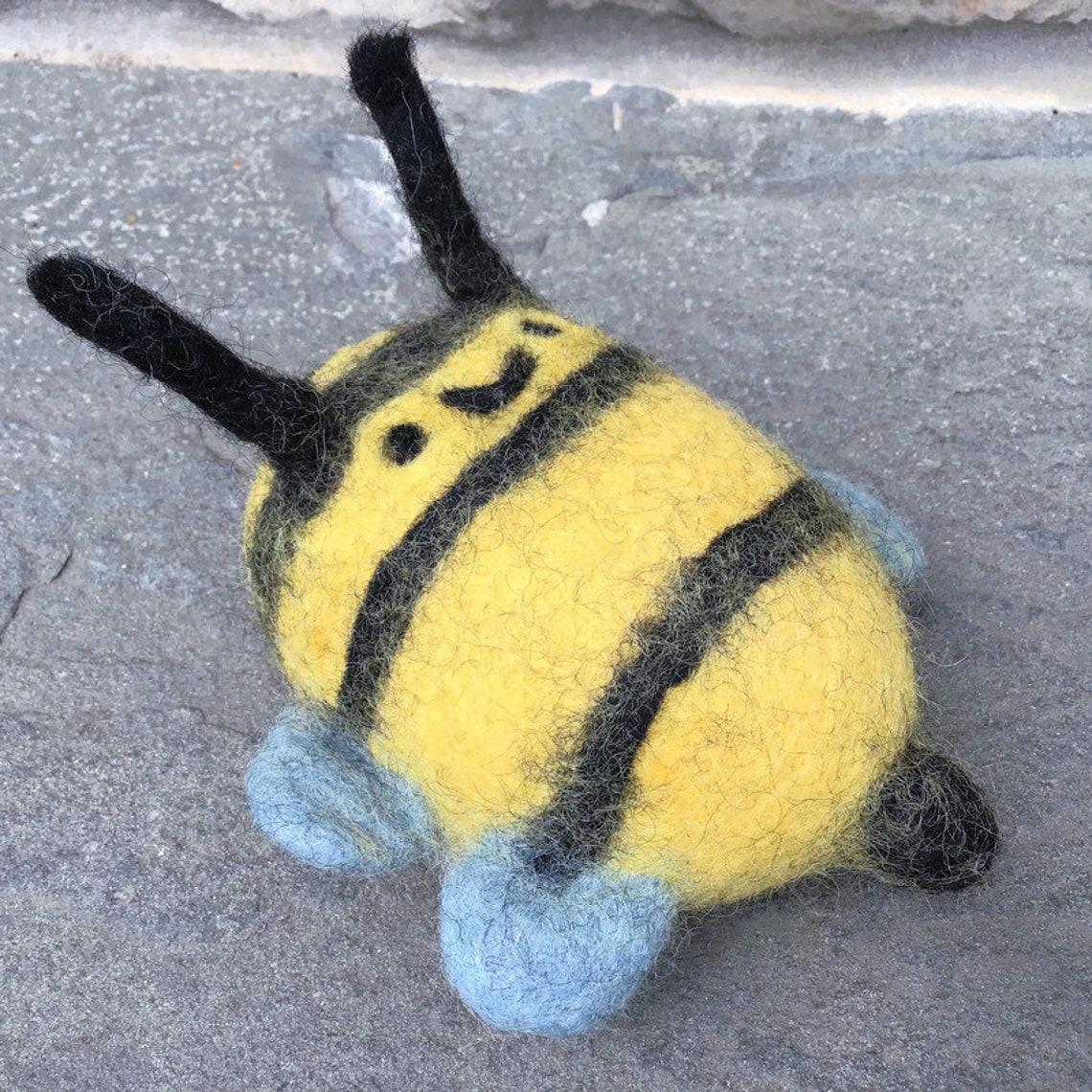 Bee Dog Toy New Puppy Gift Felted Dog Toy Durable Dog | Etsy
